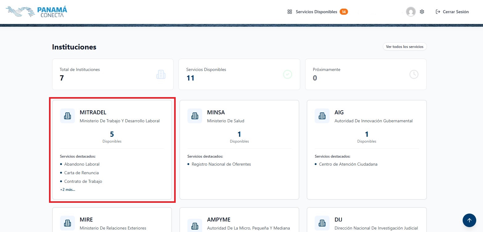 Panamá Conecta - Gobierno Nacional